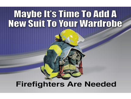 Small Flyers For Volunteer Firefighter Recruitment